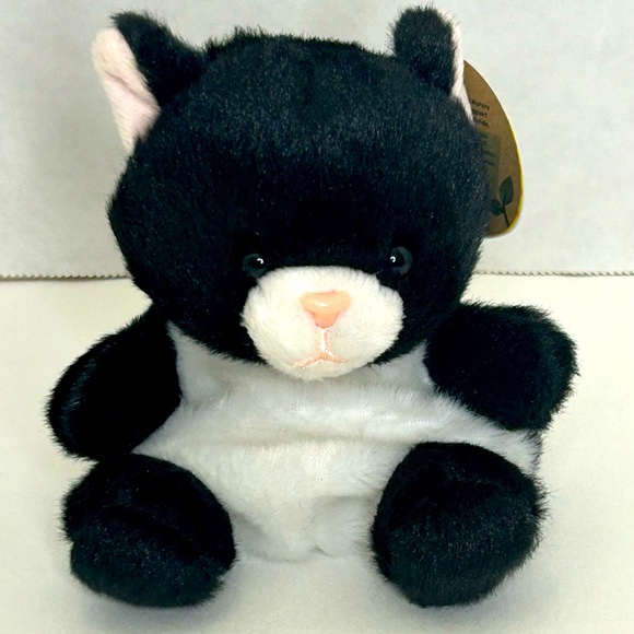 Palm Pals | Toys | Cricket Cat Tuxedo Black White Cat Palm Pals By ...